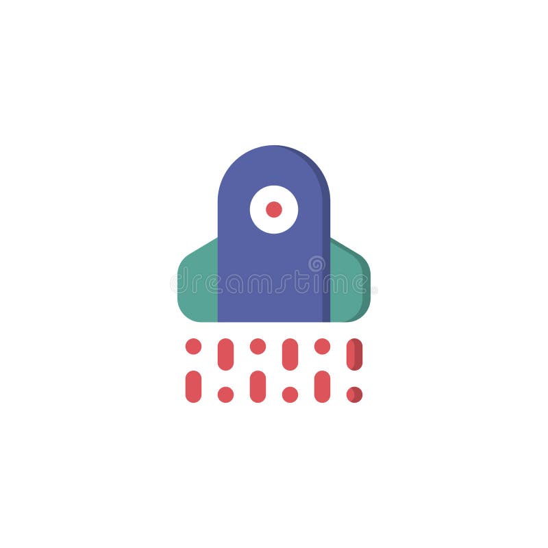 Future Rocket Launcher Flat Icon, Logo, Vector Stock Vector ...