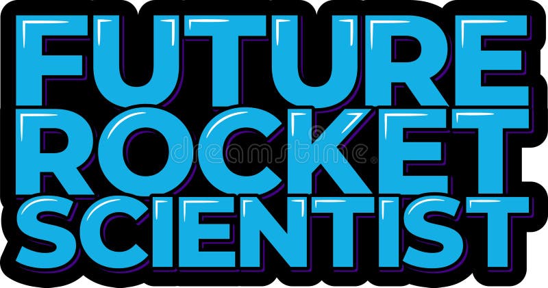 Future Rocket Scientist stock vector. Illustration of shirt - 289235412
