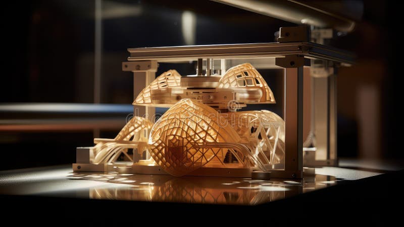 Future Shape Technology Background Stock Illustration - Illustration of ...