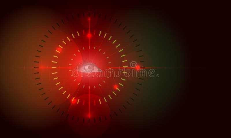 Future sight stock vector. Illustration of iris, concept - 31992530