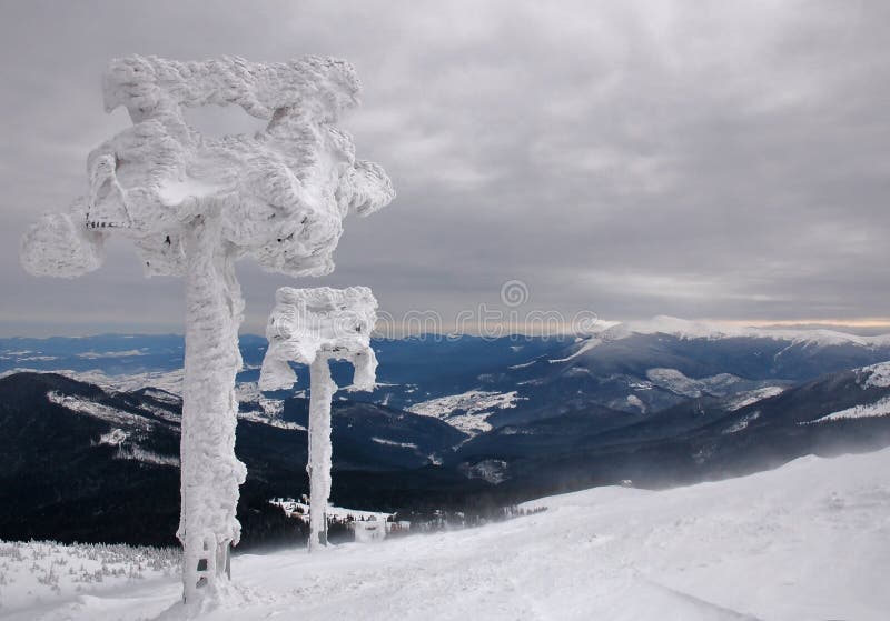 Future ski-lift stock photo. Image of climbing, alpine - 16815724
