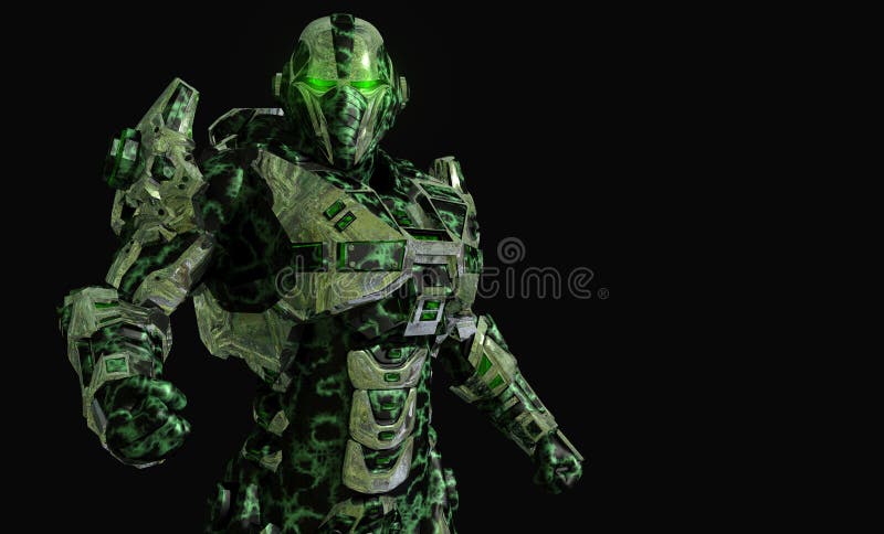 Future soldier stock illustration. Illustration of machine - 19214236