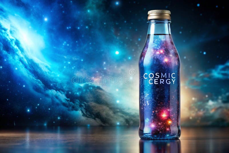 Future Space Themed Drink stock illustration. Illustration of ...