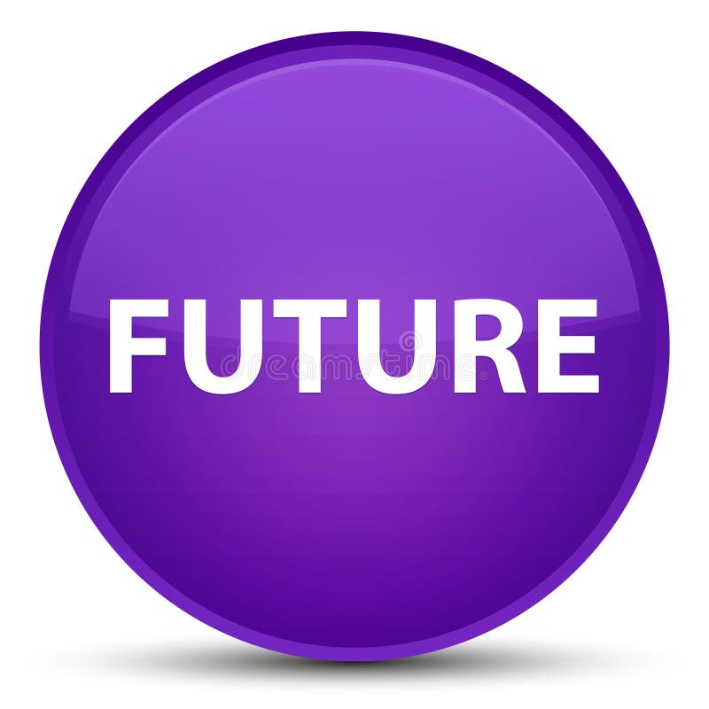 Future Special Purple Round Button Stock Illustration - Illustration of ...