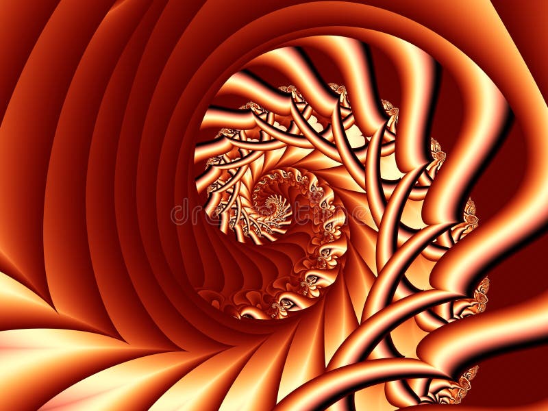 Future spiral red art stock illustration. Illustration of infinite ...