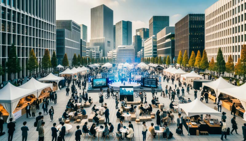 Future in the Square Bustling Urban Tech Fair Showcases Startups ...