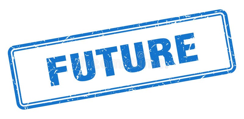 Future - Red Grunge Rubber, Stamp Stock Illustration - Illustration of ...