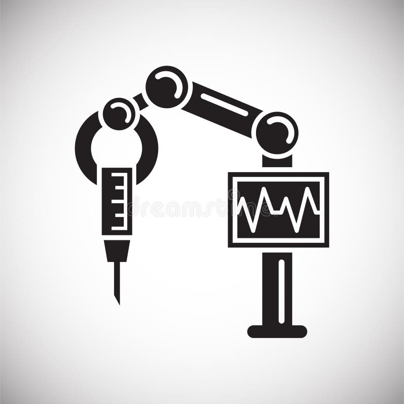 Future Surgery Icon on White Background for Graphic and Web Design ...
