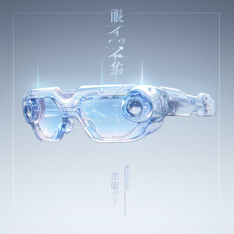 Future-Tech Goggles: the Ultimate Wearable for Tech Enthusiasts Stock ...