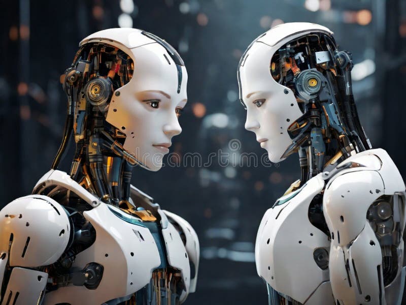 Future Tech Harmony: Robots with Advanced Learning Capabilities Stock ...