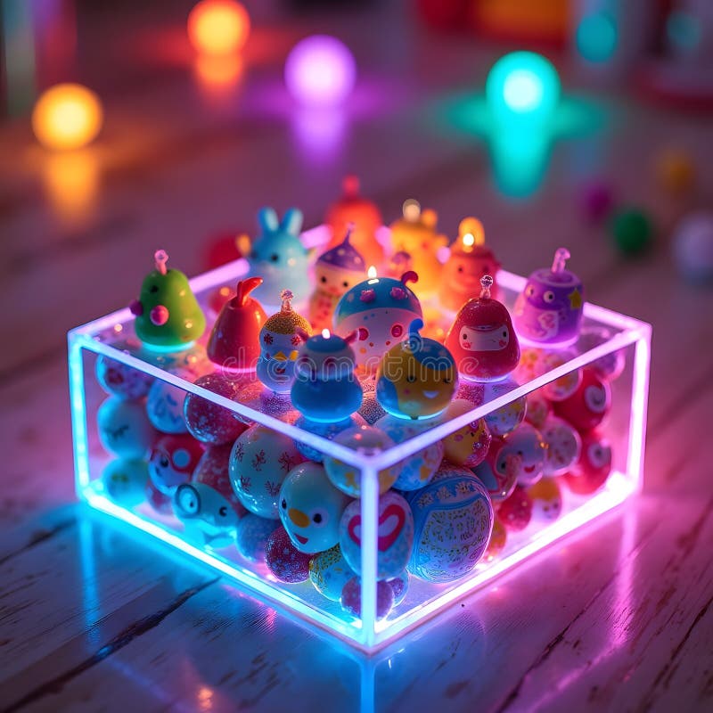 Future Tech Wonderland Stunning Sci-Fi Setup in a Park Stock ...