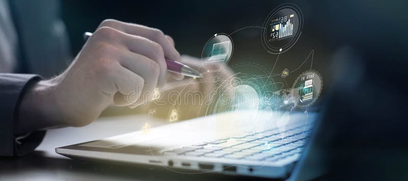 Future Technologies and Infographics about Global Communication and ...