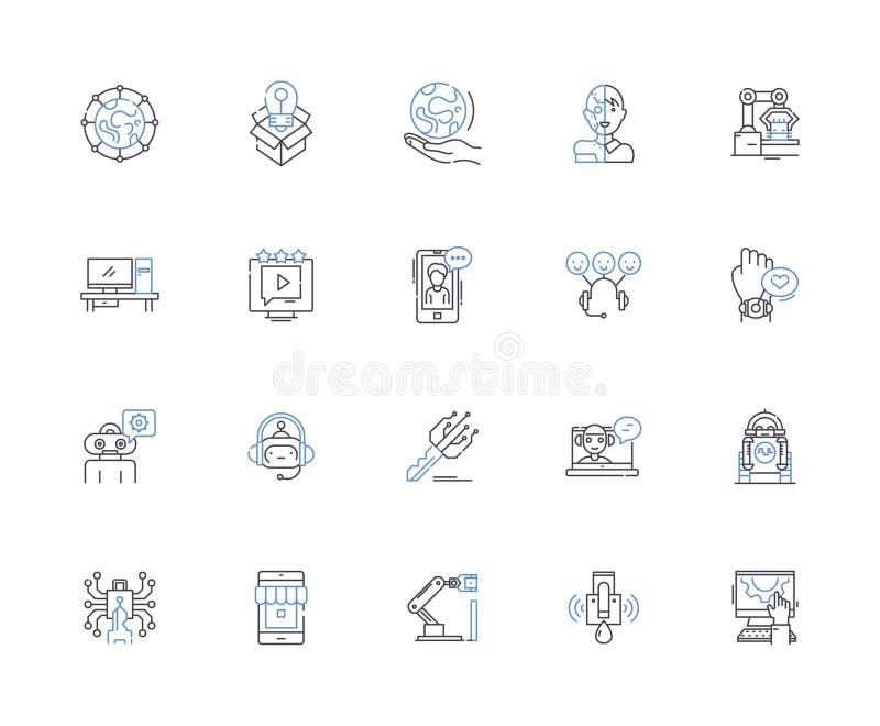 Future Technologies Outline Icons Collection. AI, Robotics, Automation ... Future Technologies Outline Icons Collection. AI, Robotics, Automation ...