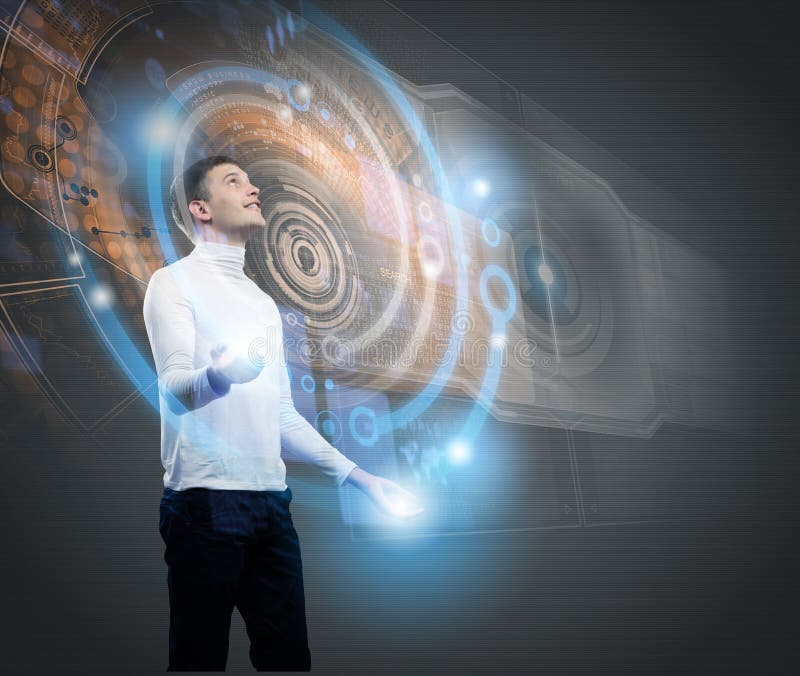 Future technologies stock photo. Image of display, screen - 42125764