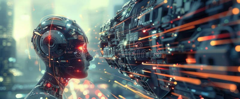 The Future of Technology. Advancements Shaping Our World Stock Image ...