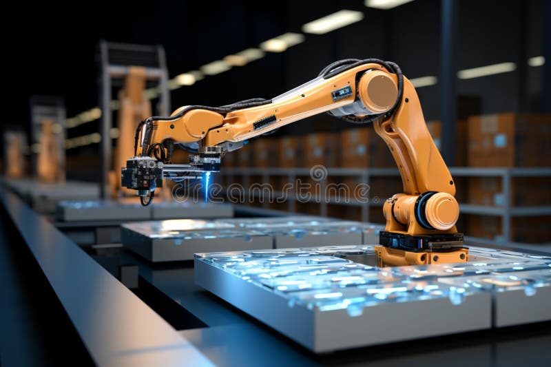 Future Technology AI Arm Robot for Efficient Product Manufacturing ... Future Technology AI Arm Robot for Efficient Product Manufacturing ...