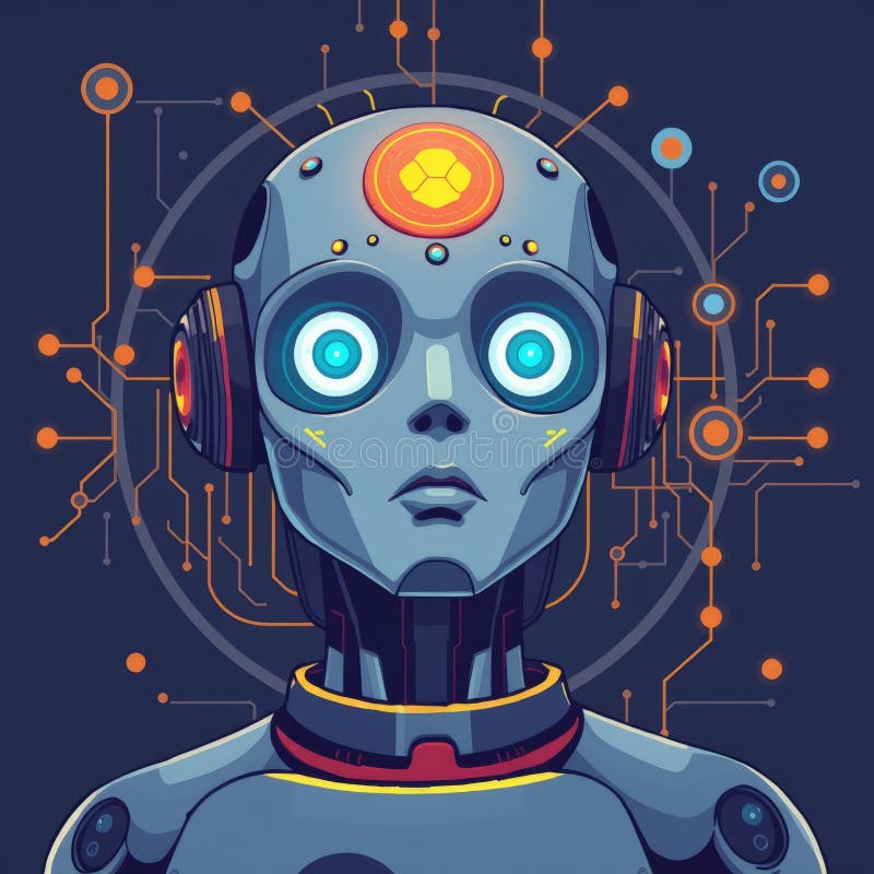 Future Technology AI Robot Chatgpt Illustration LLM Sentience ...