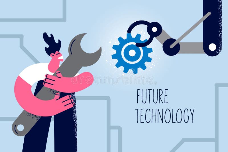 Future Technology and Artificial Intelligence Concept Stock Vector ...