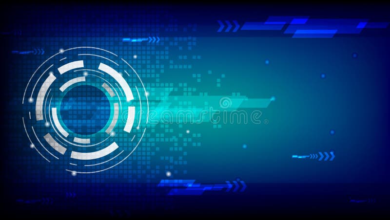 Future Technology Concept Abstract White Background Stock Vector ...