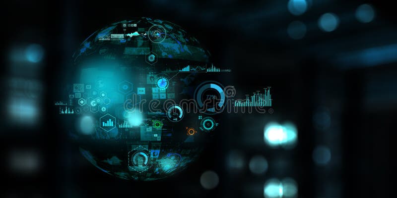 Future Technology, Digital Screen Board Stock Illustration ...