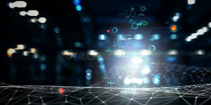 Future Technology, Digital Screen Board Stock Illustration ...