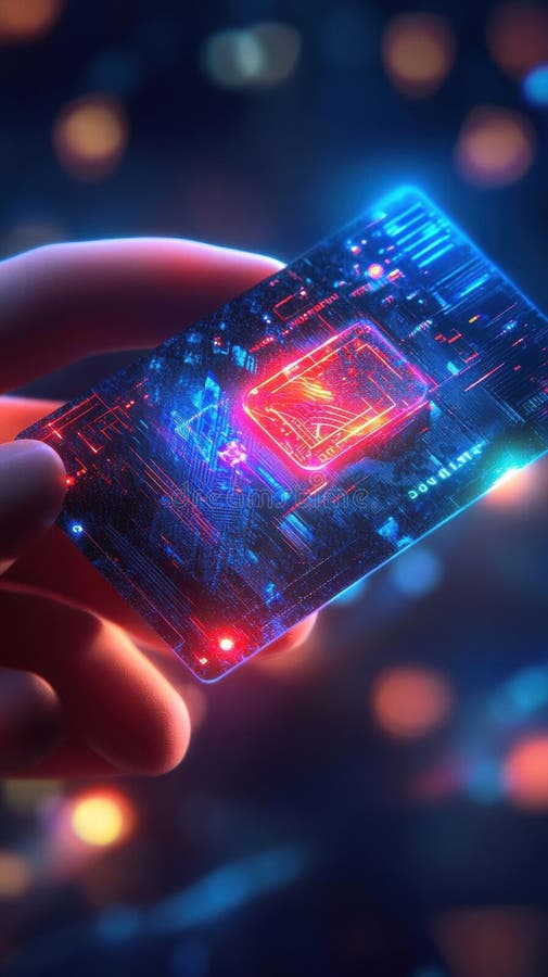 The Future of Technology, a Glimpse into the Digital Age Stock Photo ...