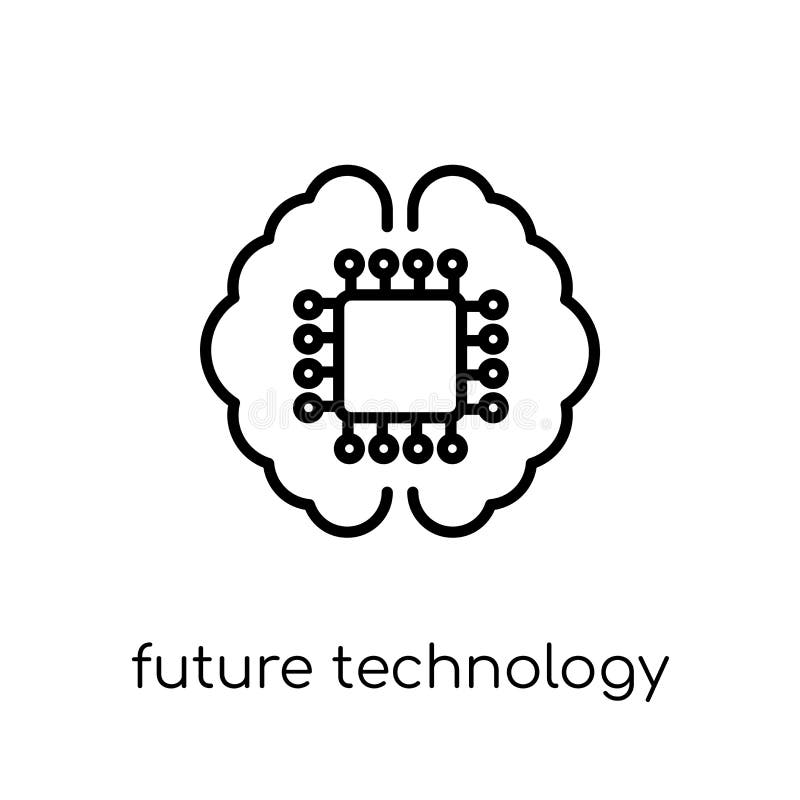 Future Icon Vector Isolated on White Background, Future Sign , Black ...