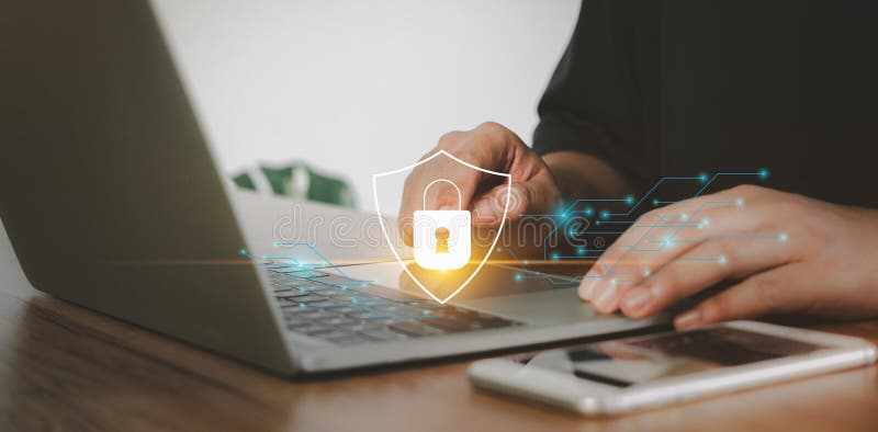 Future Technology for Internet Network Security Concept. Stock ...