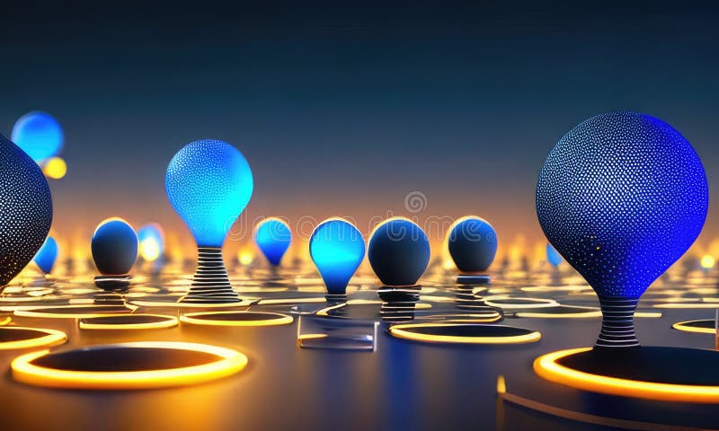 Future Technology Lines with Dots Network Mesh Background,Generative AI ...