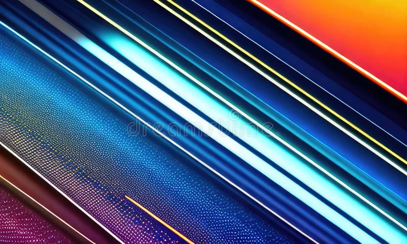 Future Technology Lines with Dots Network Mesh Background,Generative AI ...