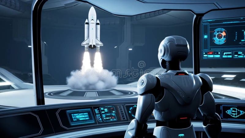Future Technology, Robot Cockpit, Launch Rocket, Space Exploration ...