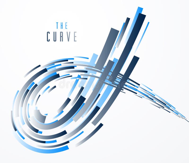 Future Technology and Science Vector Abstract Background with 3D Line ...