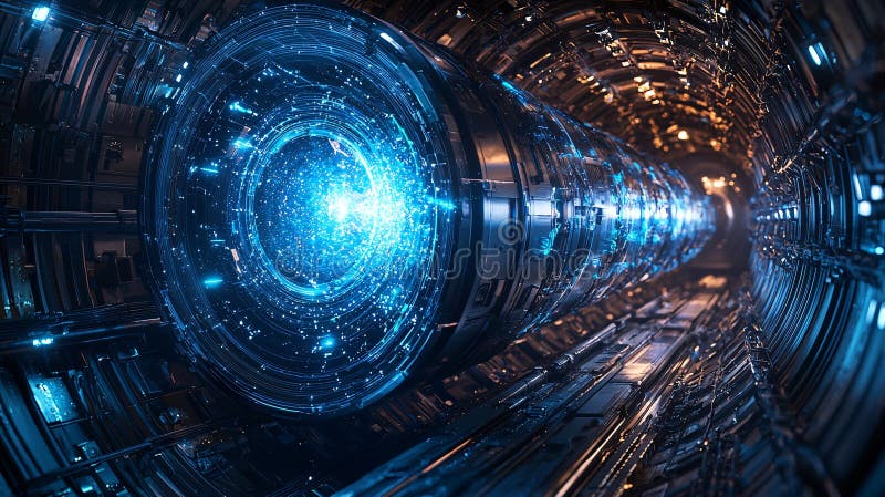 Future Technology-sensitive Particle Accelerator Stock Photo - Image of ...