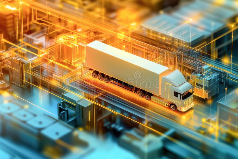 Supply Chain Artificial Intelligence Stock Illustrations – 3,845 Supply ...