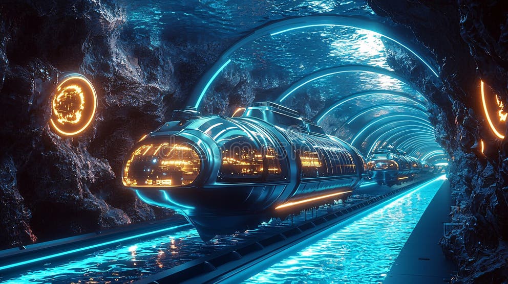 Future technology train stock image. Image of artificial - 373882005