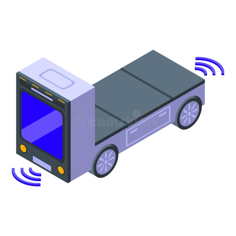 Future Track Sensor Icon Isometric Vector. Road Traffic Stock Vector ...