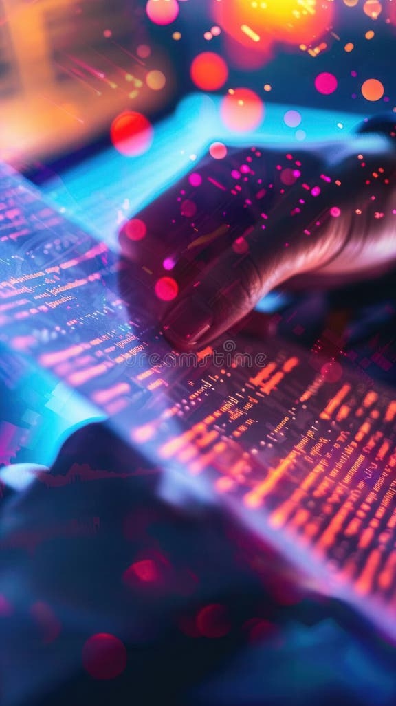 The Future of Transactions. Smart Contract Concept Stock Photo - Image ...