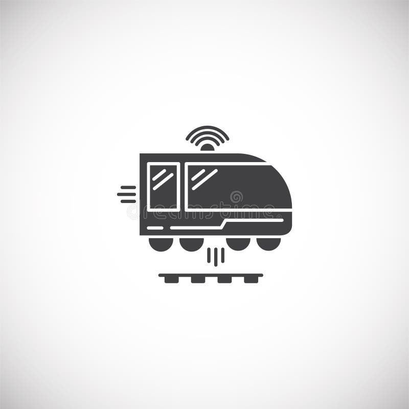 Future Transportation Related Icon on Background for Graphic and Web ...