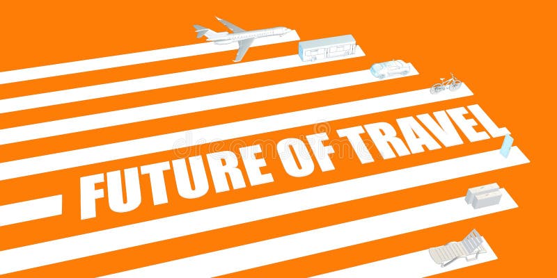 Future of Travel stock illustration. Illustration of future - 189334464