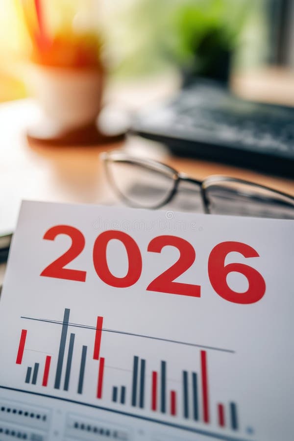 Future Trends: Analyzing Business Growth in 2026 with Bar Graphs. Stock ...