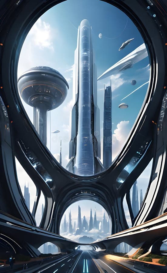 Future View with Upgrade Technology Ai Generated Stock Illustration ...