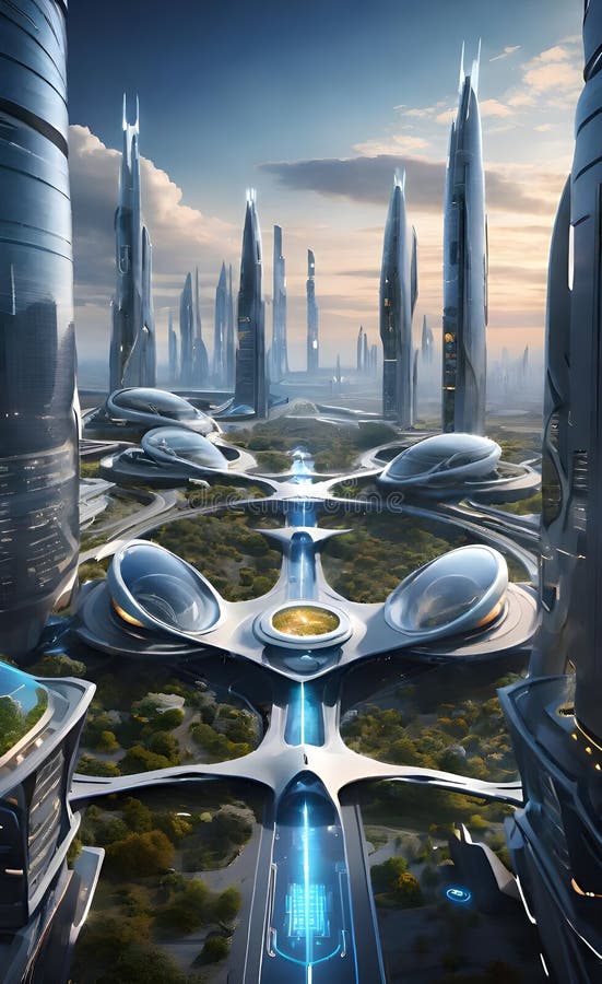 Future View with Upgrade Technology Ai Generated Stock Illustration ...