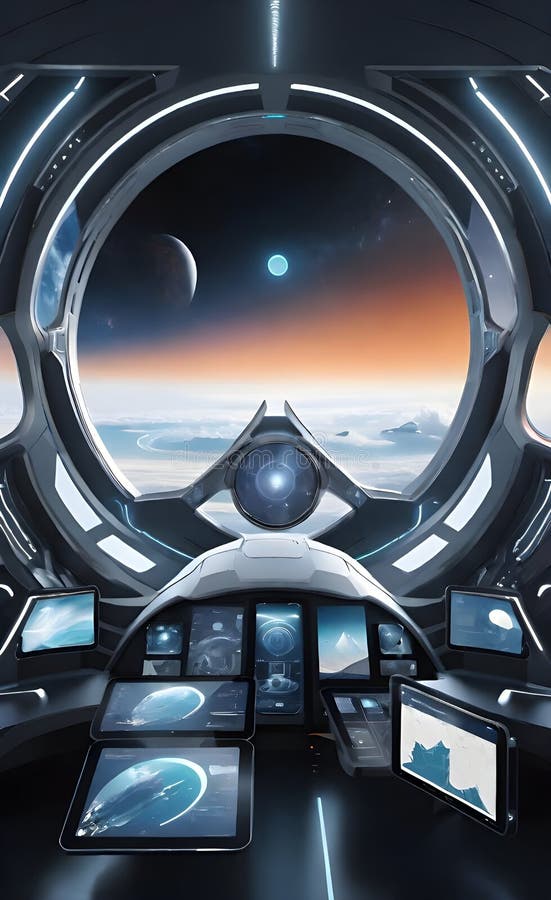 Future View with Upgrade Technology Ai Generated Stock Illustration ...