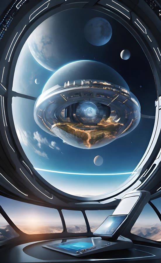 Future View with Upgrade Technology Ai Generated Stock Illustration ...