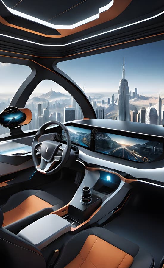 Future View with Upgrade Technology Ai Generated Stock Illustration ...