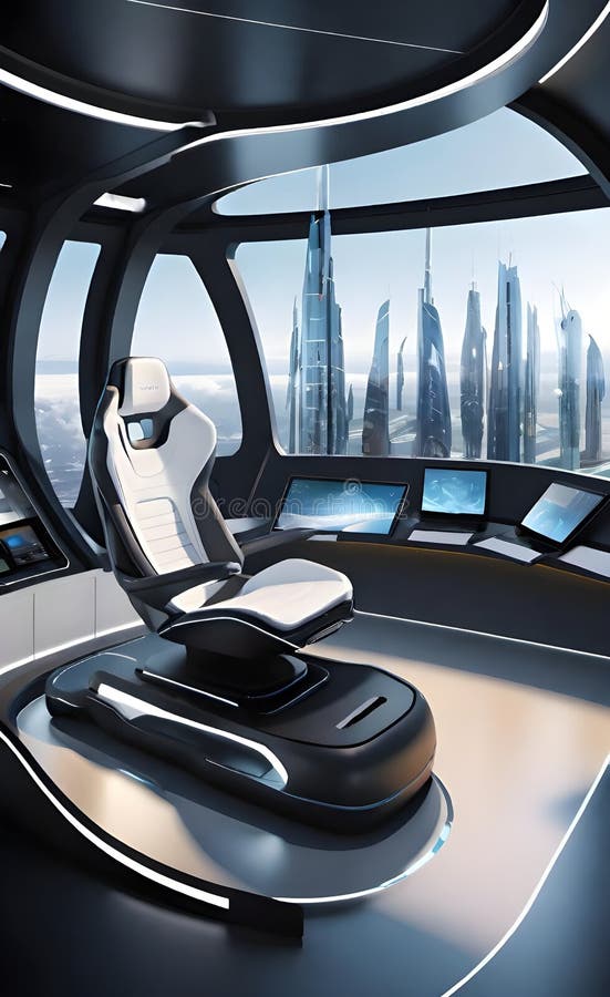 Future View with Upgrade Technology Ai Generated Stock Illustration ...