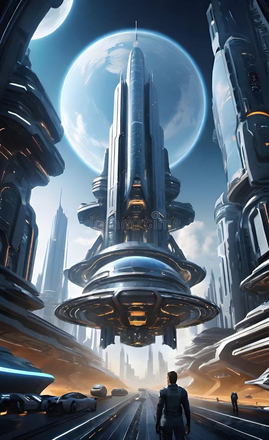 Future View with Upgrade Technology Ai Generated Stock Illustration ...