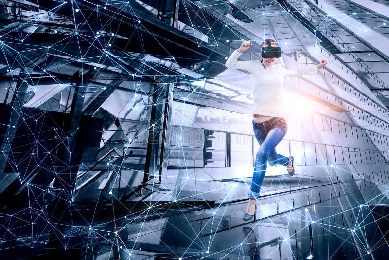 Virtual Technology In Business Stock Photo - Image of communication ...