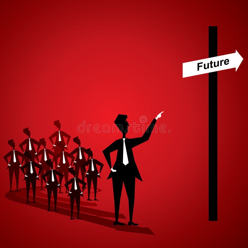 Future vision stock vector. Illustration of people, career - 30878936