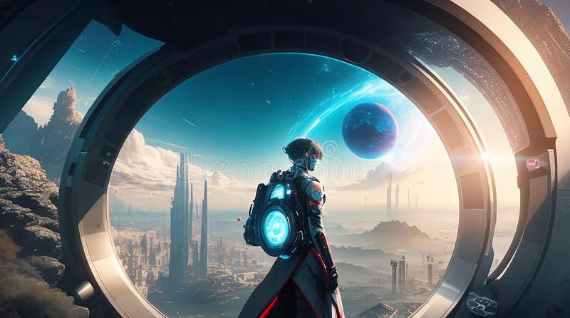 Future Visionaries stock illustration. Illustration of endless - 303194266